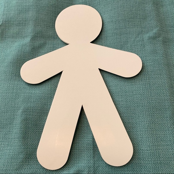 Office | Xl 3 Cardboard Paper Dolls Craftart Fun Party Activity | Poshmark